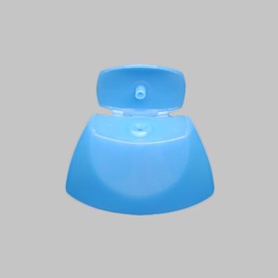China Shampoo Bottle Flip Top Plastic Caps , Oval Style Lotion Bottle Caps Closures for sale