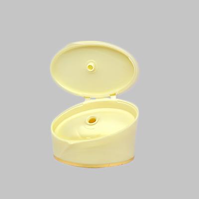 China Customized Flip Top Plastic Caps Irregular Shape 14.9g 24 mm Neck Size for sale