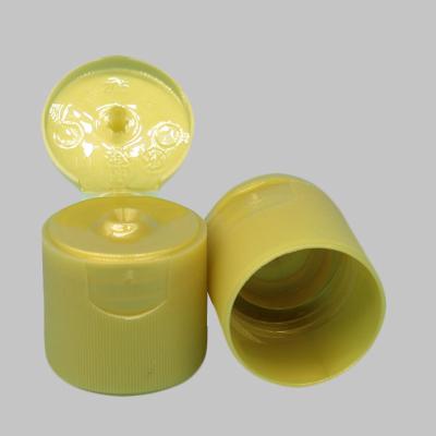 China 24mm 24/415 Gold Color Detergent Liquids Bottles Plastic Butterfly Flip top Caps for sale