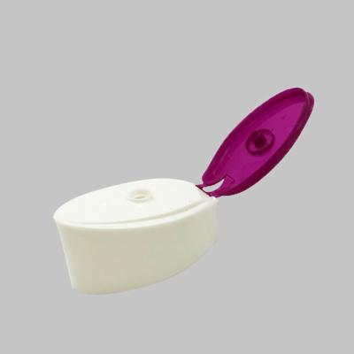 China 20mm Snap Neck Size Double Color Plastic Butterfliy Flip Top Caps For Shampoo Bottle for sale