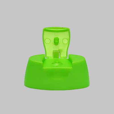 China 200ml Matt Surface Non-spill Colorful Plastic Oval Shampoo Bottle Cap Lids for sale
