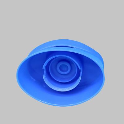 China Oval Shape Plastic Flip Top Caps , 6.8g Skin Care Bottle Cap Flip Top for sale