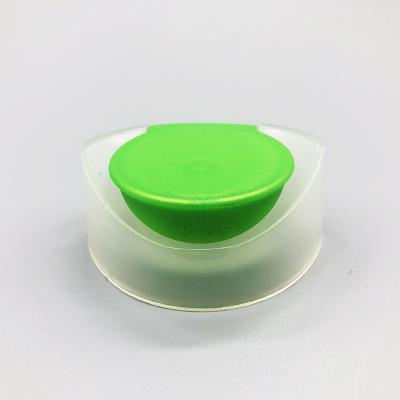 China 200ml Shampoo Bottle Flip Top Bottle Lids Double Color Oval PP Flip Top Caps for sale