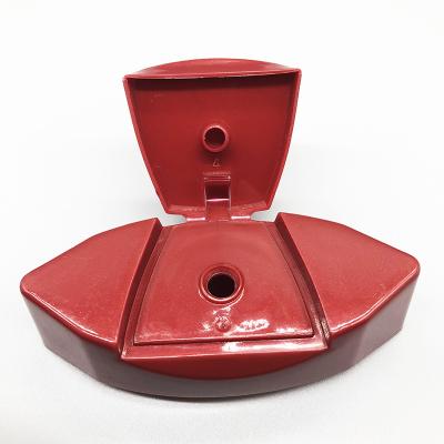 China Dual Color Flip Top Bottle Lids Non Spill For 200ml 400ml Shampoo Bottles for sale
