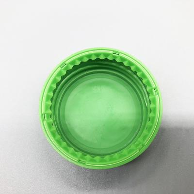 China Beverage Ribbed Plastic Water Bottle Caps Non Refillable With Liner for sale