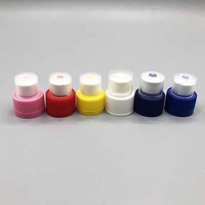 China PCO Plastic 28mm Plastic Bottle Caps Sport Caps And Closures Polish Surface for sale