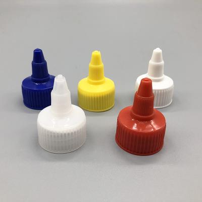 China Colorful Sharp Pointed Mouth Pull Up Bottle Caps 28/410 Size For Jams Bottles for sale