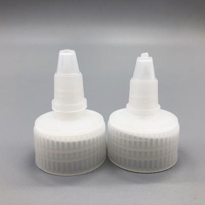 China Colorful Plastic Twist Top Caps , Jam Push Pull Water Bottle Caps Logo Customized for sale