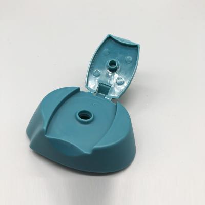 China 24mm Snap Neck 200ml Matt Surface Shampoo Bottle Plastic Flip Top Trapezoidal Caps for sale