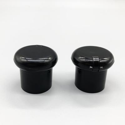 China 24/415 Cosmetic Plastic Bottle Screw  Mushroom Flip Top Cap Cover for sale