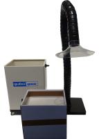China Anti Corrosion 80W Solder Fume Extractor Movable for sale