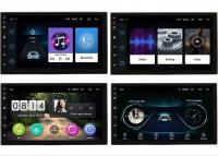 China 7 Inch Touch Screen Car DVD Player Android 2 Din Car Radio Screen Mirroring BT FM GPS Wifi DSP 2.5D Glass for sale