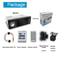 China LCD Screen 1 Din Car Stereo / Multimedia Car Player With MP5 FM USB Bluetooth for sale