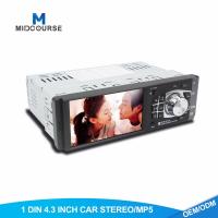 China Professional Single Din Navigation Unit / 1 Din Screen Radio  With MP5 FM USB Bluetooth for sale