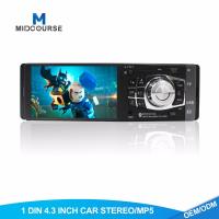 China Professional Single Din Navigation Unit / 1 Din Screen Radio  With MP5 FM USB Bluetooth for sale