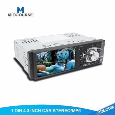 China Universal 1 Din Car Stereo With Touch Screen Single Din Mp5 Player for sale
