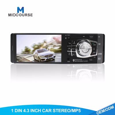 China HD TFT LCD 1 Din Car Stereo With Sat Nav / Single Din Mp5 Player for sale