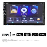 China Double 2 DIN 7 inch Touch Screen FM AM TV USB Bluetooth Car Audio Radio Stereo Video MP5  DVD player for sale