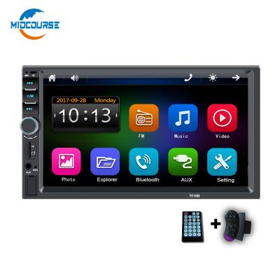 China Wholesale Universal 7 Inch 2 Din Touch Screen Bluetooth Car Stereo for sale