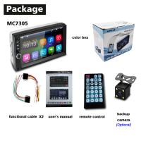 China 12 V 2 Din Car Stereo Touch Screen HD Led Monitor 61×43×33 Cm for sale