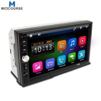 China Universal 7 Inch Touch Screen 2 Din Car Stereo Monitor with MP5 SD USB Bluetooth Mirror-Link for sale