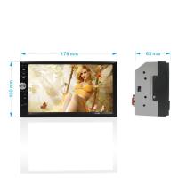 China Universal 7 Inch Touch Screen 2 Din Car Stereo Monitor with MP5 SD USB Bluetooth Mirror-Link for sale