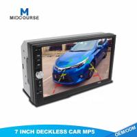 China Universal 7 Inch Double Din Touch Screen Car Dvd Player With MP5 SD USB Bluetooth for sale
