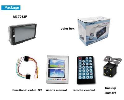 China Professional 2 Din Car Stereo / Double Din Bluetooth Radio 18 Months Warranty for sale
