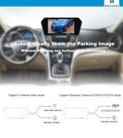 China HD 12V 24V Monitor Rear View Mirror With Anti - Glaring Glass Reversing Camera for sale