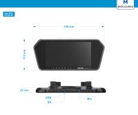 China HD 12V 24V Monitor Rear View Mirror With Anti - Glaring Glass Reversing Camera for sale