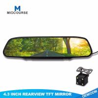 China Adjustable Brightness Monitor Rear View Mirror views Over - Current Protection for sale