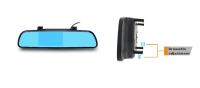 China Aftermarket Backup Camera System 4.3 Inch Rear View Mirror Monitor for sale