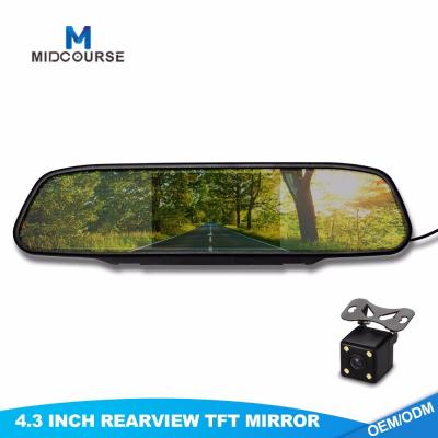 China OEM Rear Vision Mirror Reversing Camera / Rear View Mirror Lcd Monitor for sale
