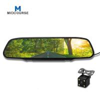 China HD Auto Monitor Rear View Mirror 12V LCD LED Mirror Monitor Rear View Bluetooth for sale
