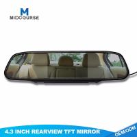 China 4.3 Inch HD 12V/24V Car Rearview Mirror Monitor with Anti-glaring Glass/ reversing camera for sale
