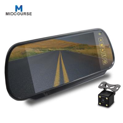 China 7 inch lcd monitor car reverse parking sensors with rear view camera for sale