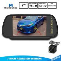 China 7 inch lcd monitor car reverse parking sensors with rear view camera for sale