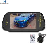 China Universal 7 inch lcd car monitor for rear view mirror with mp5 / FM transmitter / USB / Bluetooth / mp3 for sale