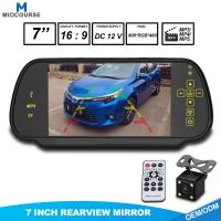 China Universal 7 inch lcd car monitor for rear view mirror with mp5 / FM transmitter / USB / Bluetooth / mp3 for sale