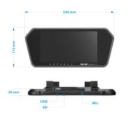 China 7 inch anti-glaring Glass car rear view mirror monitor for sale