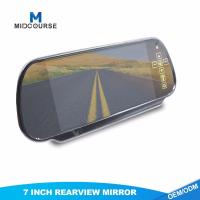 China Anti-glaring Glass rear view mirror with 7 inch display/ reversing camera for sale
