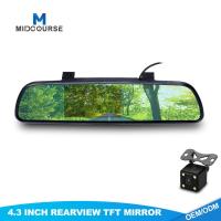 China Waterproof Night Vision 1080p Backup Camera and Rear View Mirror with 5 Inch LCD Monitorr/ Remote Control for sale