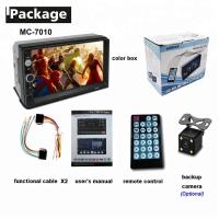 China Universal wholesale 7 inch touch screen Car Radio 2Din Car Audio Stereo Auto Audio Bluetooth 1080P FM Radio for sale