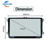 China Professional Volkswagen DVD Player Bluetooth Navigation In Dash Touch Screen Radio for sale