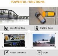 China 9.66 11.66 11.88 Inch Media Rear View Mirror Dashcam Dual 1080P Car DVR ADAS for sale