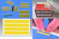 China ESD Double SMT Splice Tape Strong Adhesive 8mm Yellow 5mm x 40mm Size Single SMT Splicing Tape for sale