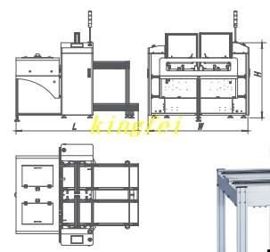 China NL-M-TN SMT Loader Unloader Machine NG / OK Board Harvester for sale