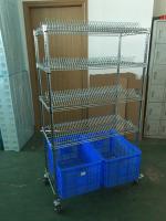 China Stainless SMT Spare Parts ESD SMT Cart Storage Stander For Component Rolls for sale