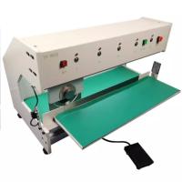 China Microcomputer Controlled PCB Depaneling Machine with Adjustable Cutting Speed and SKD61 High-Speed Steel Blade for sale