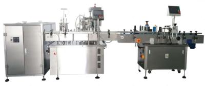 China Automatic Spray Filling Production Line 1-4 Heads 20-150ml 30-80 Bottles per Minute for sale